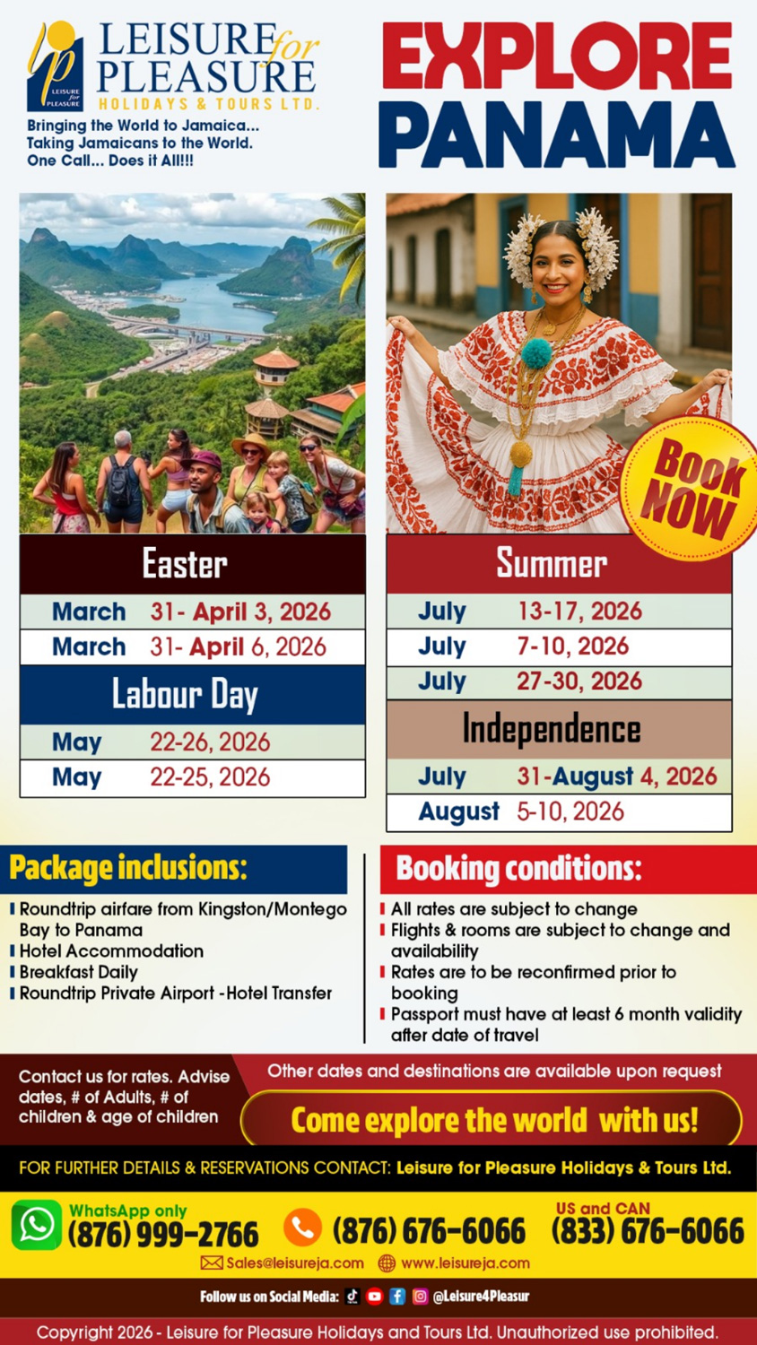 Explore Panama 2026 – Holiday & Summer Travel Packages from Jamaica